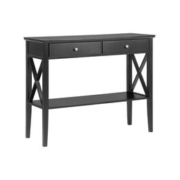 Beliani Konsolentisch AVENUE in Schwarz - (W) 100 x (H) 80 x (L) 35 cm | Gr.: onesize