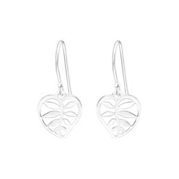 Alexander York Ohrringe HERZBLATT in 925 Sterling Silber, 2-tlg. | Gr.: onesize