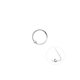 Alexander York NASENRING 10 mm in 925 Sterling Silber in silber | Gr.: onesize