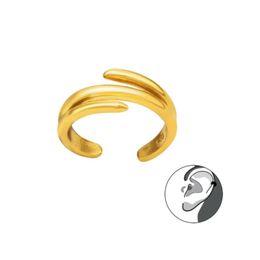 Alexander York Ear Cuff GESCHWUNGEN in Gold in silber | Gr.: onesize