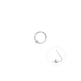 Alexander York NASENRING 8 mm in 925 Sterling Silber in silber | Gr.: onesize