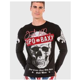 Cipo & Baxx Cipo & Baxx Sweatshirts in BLACK | Gr.: L