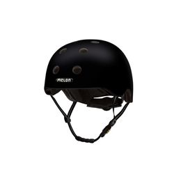 Melon Helm Closed Eyes (matte) in schwarz | Gr.: XL