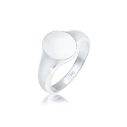 Kuzzoi Ring 925 Sterling Silber Siegelring in Silber | Gr.: 64