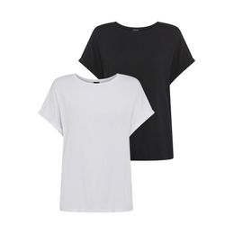 Laura Scott T-Shirt in schwarz+wei&szlig; | Gr.: 40-42