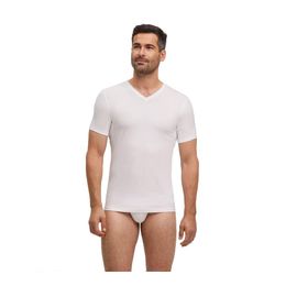Falke Daily Climate Control T-Shirt V-Ausschnitt in White | Gr.: XXL