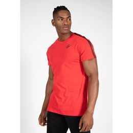Gorilla Wear T-shirt - Chester - Rot/Schwarz | Gr.: XXL