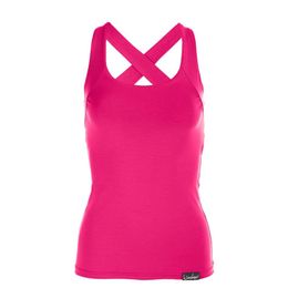 WINSHAPE Cross Back Top WVR25 in pink | Gr.: L