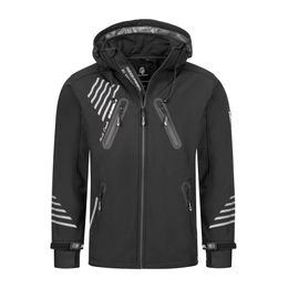 Rock Creek Jacke in Schwarz | Gr.: 3XL