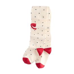 next Strumpfhose M&auml;dchen Gr&ouml;&szlig;e 116 creme / rot / schwarz