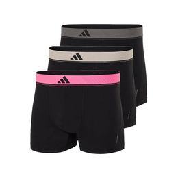 adidas Sportswear Retro Short / Pant Active Micro Flex Eco in Schwarz / pink / grau | Gr.: XXL