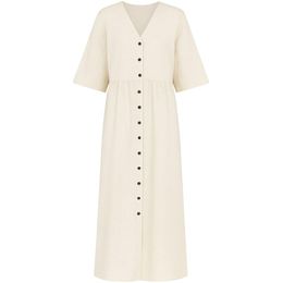 NORR kleid Linea in Beige | Gr.: 38