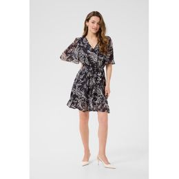 Kaffe Kleid KAlecta Regular fit in Black/Turtledove paisley | Gr.: 44