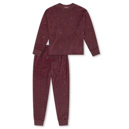 Schiesser Schlafanzug Nightwear in Burgund | Gr.: 164