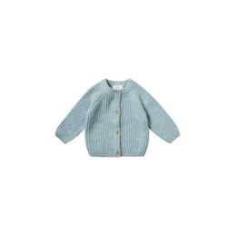 Stellou & friends Gerippter Strick-Cardigan in Pistazie | Gr.: 98/104