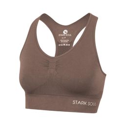 Stark Soul&reg; Stark Soul Seamless Light Sports Bra - Sport BH in deep taupe | Gr.: M