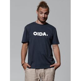 wat? Apparel T-Shirt Oida in India Ink Grey | Gr.: 52