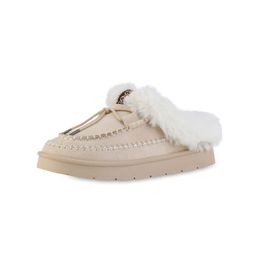 VAN HILL Pantoffeln Olivia in Beige | Gr.: 40