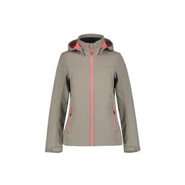 Icepeak Brenham Softshelljacke mit Kapuze in Grau | Gr.: 42