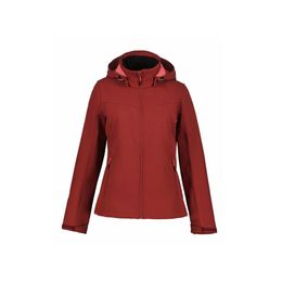 Icepeak Brenham Softshelljacke mit Kapuze in Rot | Gr.: 36