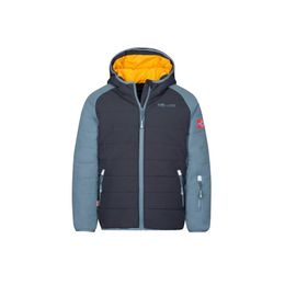 Trollkids Ski-/ Snowboardjacke Hafjell PRO in black/steel blue | Gr.: 140