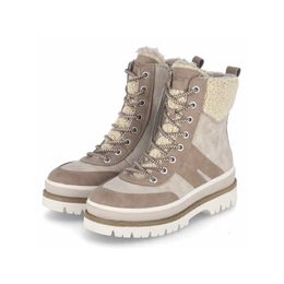 Rieker Schn&uuml;rstiefel in beige | Gr.: 38