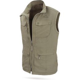 Normani Outdoor Sports Herren Outdoor Weste Kudu in Stone | Gr.: 10XL