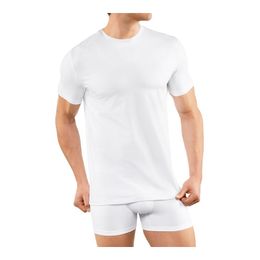 Falke Daily Comfort 2er-Pack T-Shirt Rundhals in White | Gr.: XL
