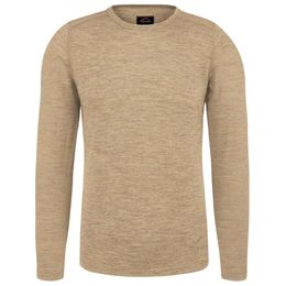 Normani Outdoor Sports Herren Merino Langarm Melbourne in Beige | Gr.: M
