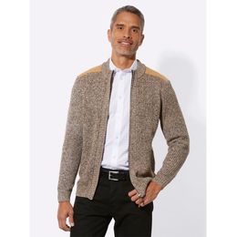 Sieh an! Strickjacke in schoko-meliert | Gr.: 46