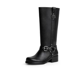 Bershka Boots female Black size 37