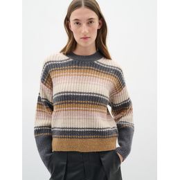 Inwear Pullover 'Garp' Damen Gr&ouml;&szlig;e M creme / karamell / basaltgrau / rosa