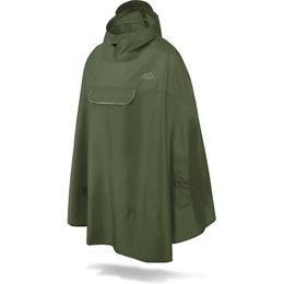 Normani Outdoor Sports Unisex Regenponcho wasserdicht Cherrapunji in Oliv | Gr.: L/XL