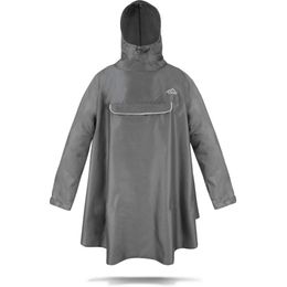 Normani Outdoor Sports Regenponcho Kauai in Grau | Gr.: S/M
