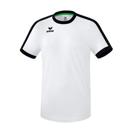Erima Unisex Erwachsene Retro Star Trikot in weiss/schwarz | Gr.: XXL
