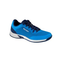 Kempa Hallen-Sport-Schuhe Kourtfly Three in blau/wei&szlig; | Gr.: 12