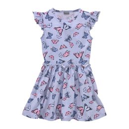 Kidsworld Jerseykleid in blau-gemustert | Gr.: 104/110