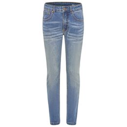 Kidsworld Straight-Jeans in blue denim washed | Gr.: 134