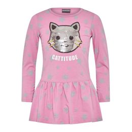Kidsworld Jerseykleid in rosa gemustert | Gr.: 140/146