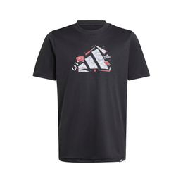 adidas Sportswear Performance Shirt boy Black size 176