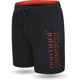 Normani Herren Badeshorts Nio in Schwarz | Gr.: XXL