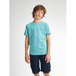 PETROL INDUSTRIES T-Shirt mit R&uuml;ckenaufdruck Tealshore in Gr&uuml;n | Gr.: 176