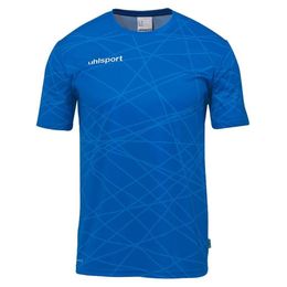 Uhlsport Sportshirt "Prediction Shirt Kurzarm" in Blau | Gr.: 140