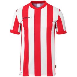 Uhlsport Sportshirt "Retro Stripe Shirt Kurzarm" in Rot | Gr.: 152