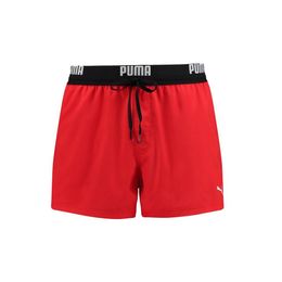 Badehose Puma SWIM MEN LOGO SHORT in Red | Gr.: XL