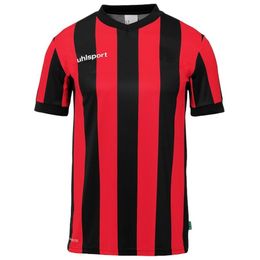 Uhlsport Sportshirt "Retro Stripe Shirt Kurzarm" in Schwarz | Gr.: 164
