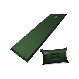 Normani Outdoor Sports Selbstaufblasbare Luftmatratze und Luftkissen in Oliv | Gr.: onesize