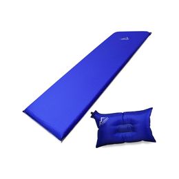 Normani Outdoor Sports Selbstaufblasbare Luftmatratze und Luftkissen in Blau | Gr.: onesize