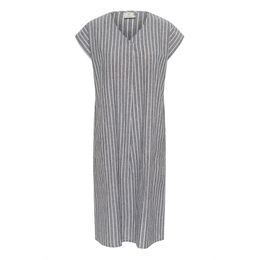 Kaffe Kleid BPmalena Casual fit in Black Melange/White Stripe | Gr.: L