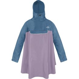 Normani Outdoor Sports Regenponcho Kauai in Dunkelblau/Violett | Gr.: 3XL